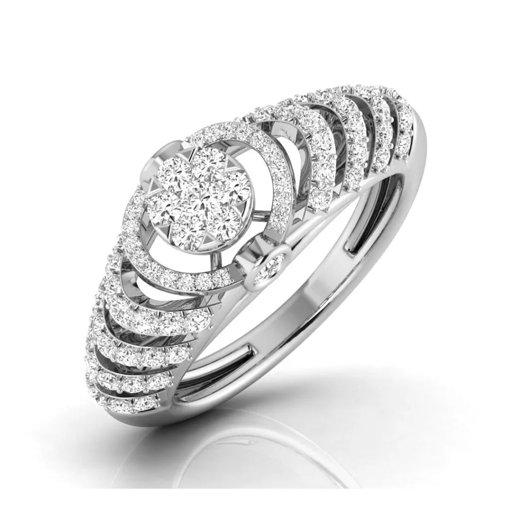 Buy Celestial Cascade Diamond Ring | Best Price Online – Aurament
